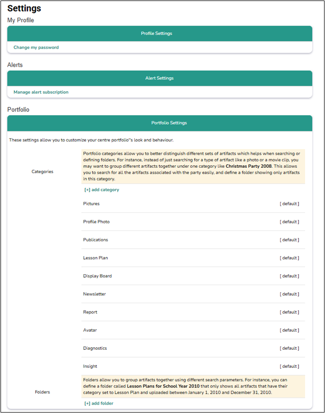 How to access and manage settings?